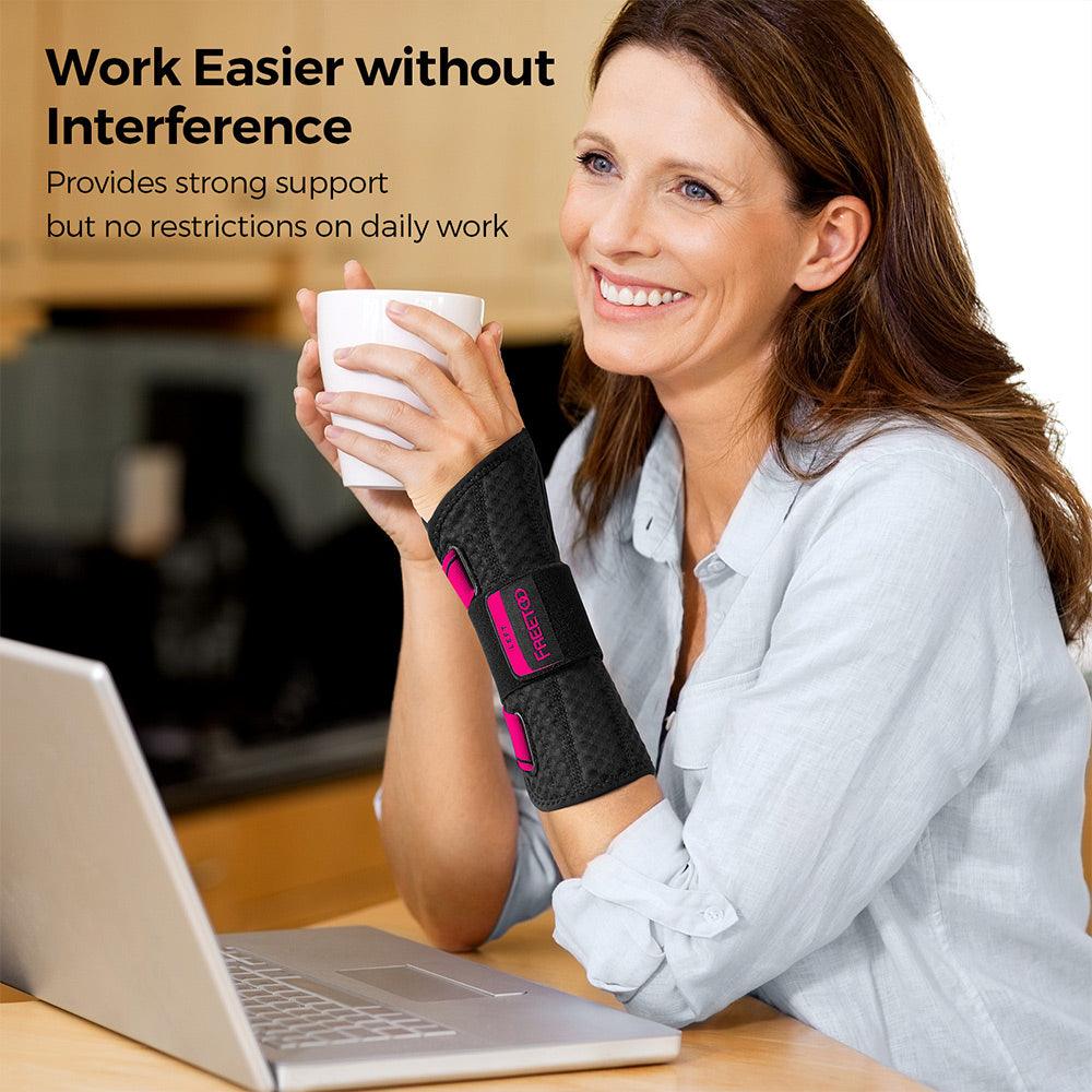 One-hand Pull Carpal Tunnel Wrist Brace – FREETOO